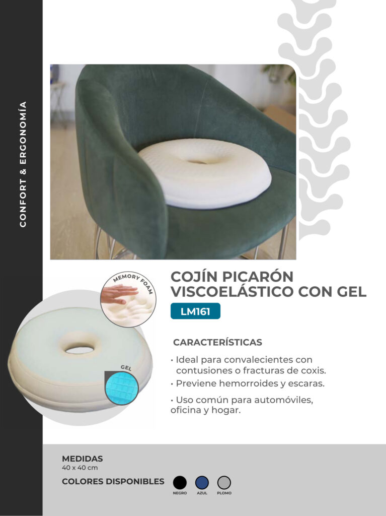 Cojín picarón viscoelástico con gel - Inmed Perú