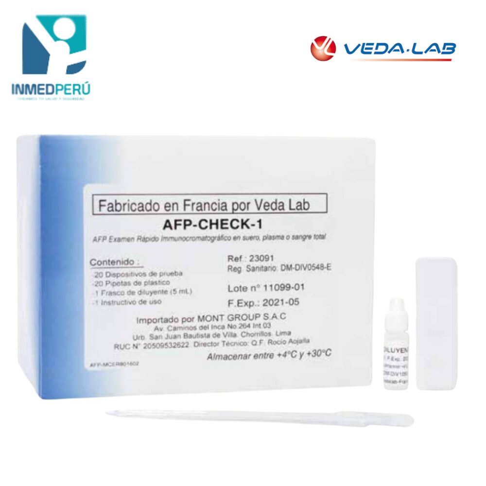 Prueba rápida de AFP Check 1 - Inmed Perú