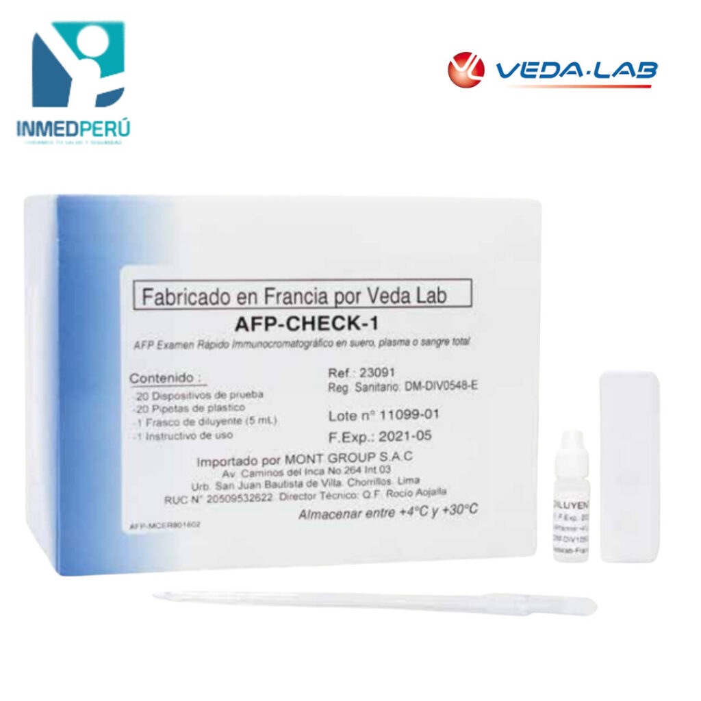Prueba rápida de AFP Check 1 - Inmed