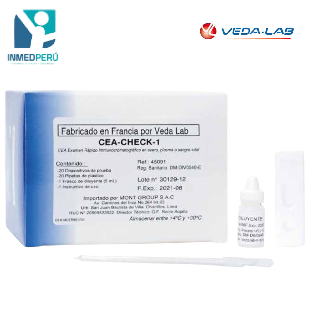 Prueba rápida CEA Check 1 - Inmed Perú