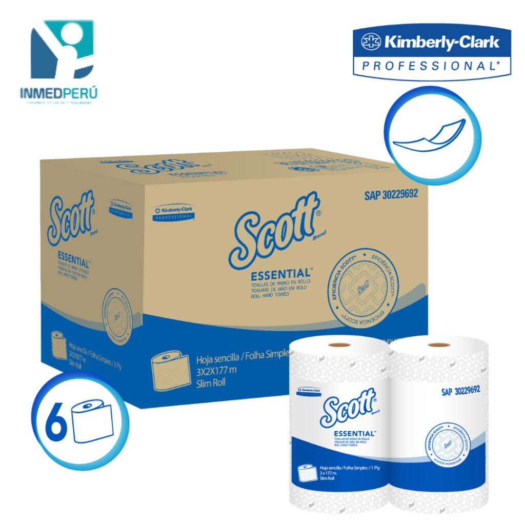 Papel Toalla SCOTT® Essential – 3 x2 x 177 m - Inmed Perú
