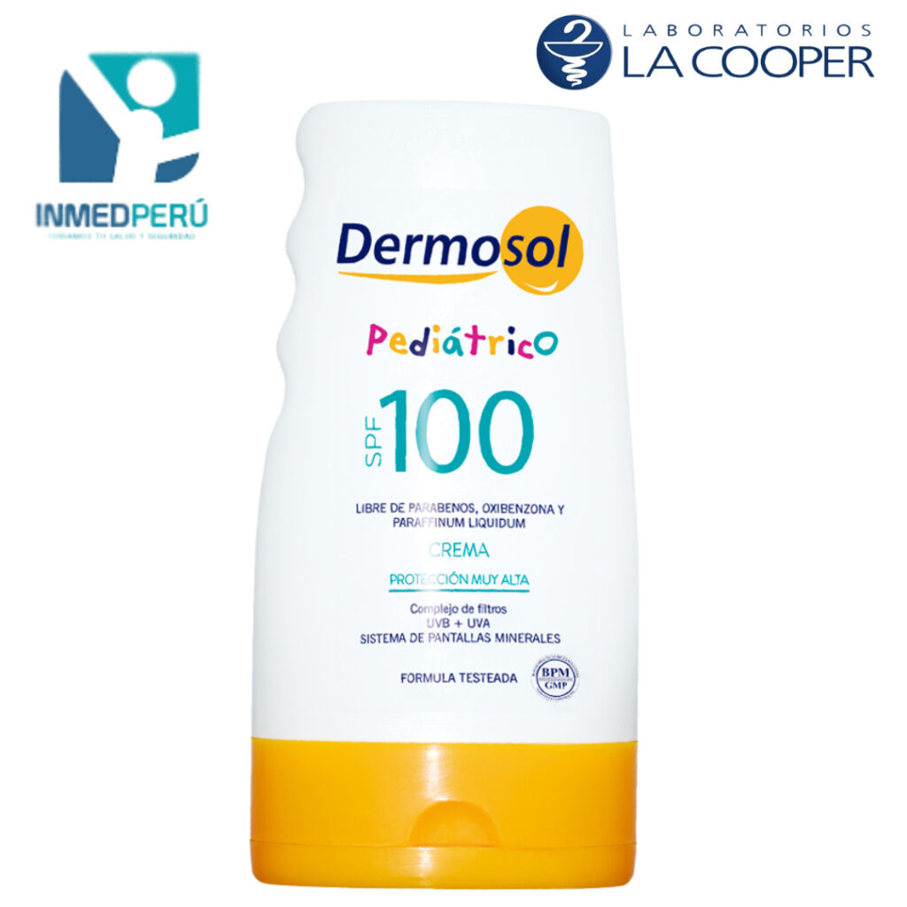 Bloqueador Dermosol Pediátrico SPF 100 en 10 g y 60 g - Inmed Perú