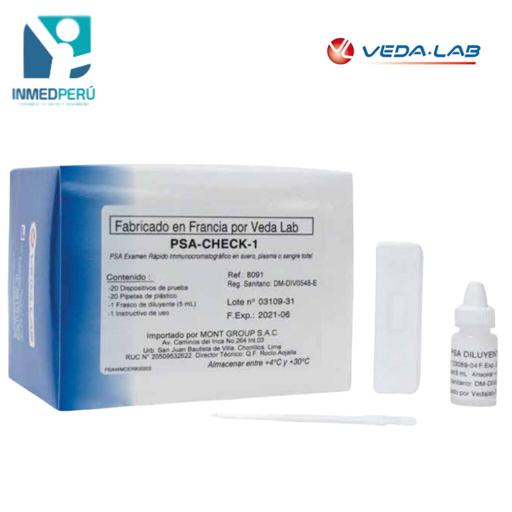 Prueba rápida de PSA Check 1 - Inmed Perú